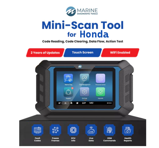 Marine Diagnostic Mini Scan Tool for Honda Engines & Honda PWCs ...
