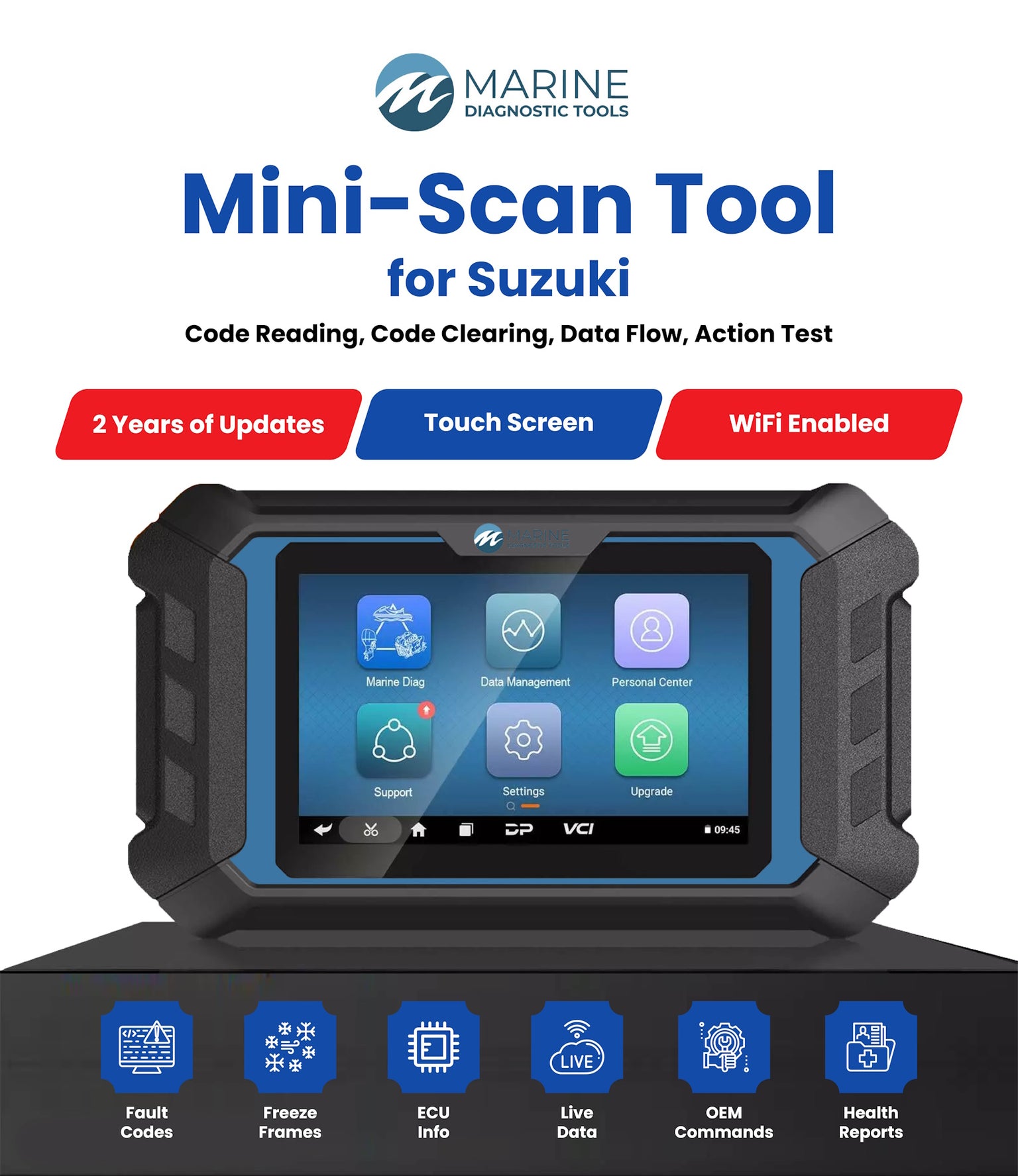 Marine Diagnostic Mini Scan Tool for Yamaha Engines & Yamaha PWCs ...
