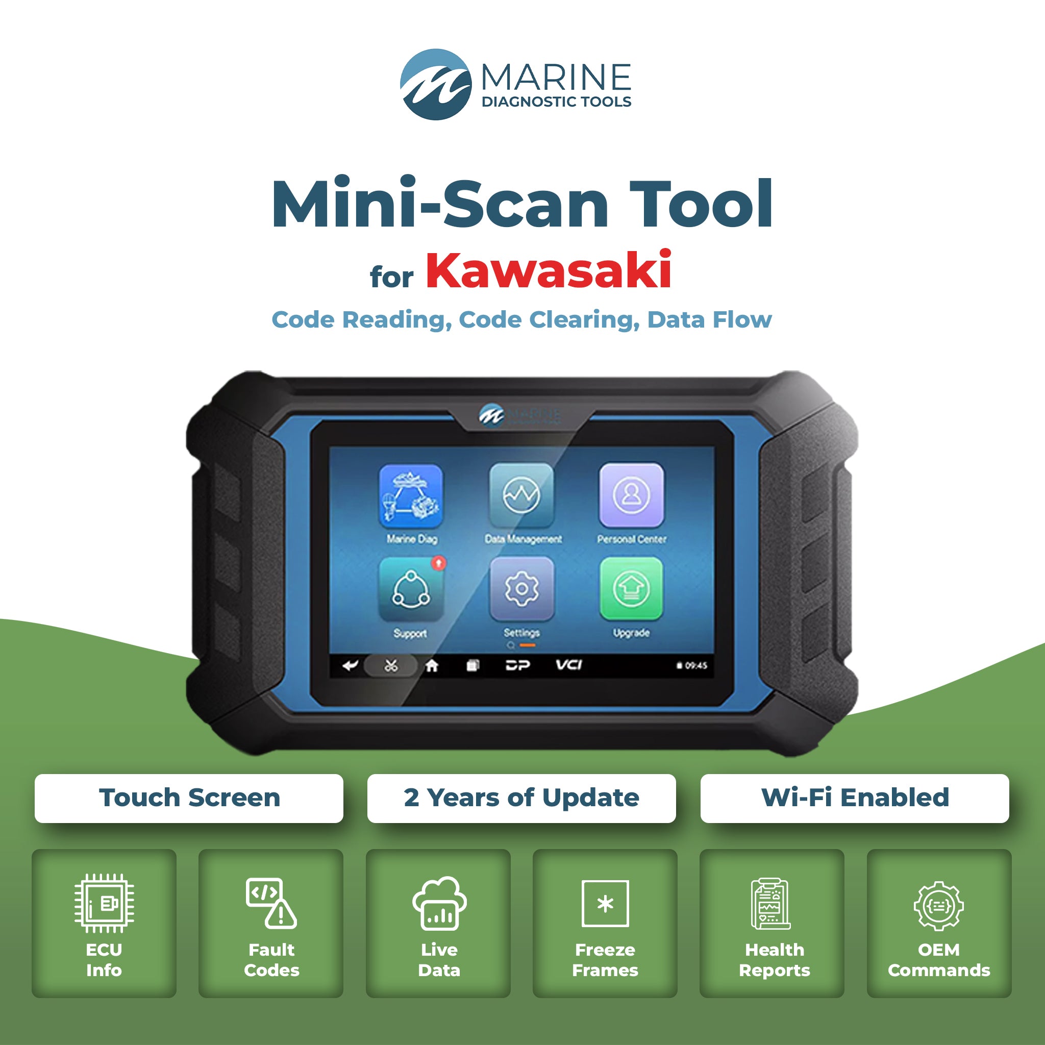 Marine Diagnostic Mini Scan Tool for Yamaha Engines & Yamaha PWCs ...